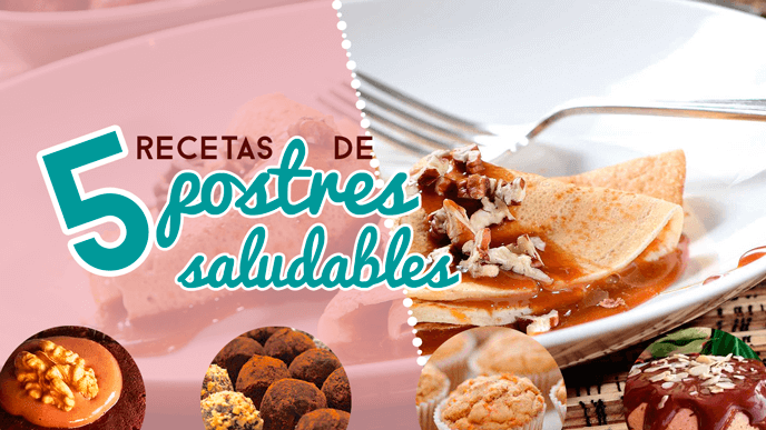 ¡Prueba estas 5 recetas de postres saludables ! Te encantarán :D