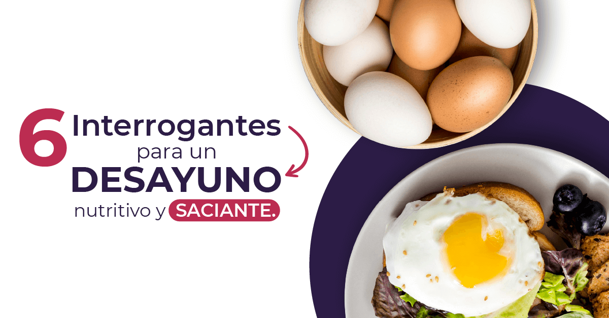 6 Interrogantes para un desayuno nutritivo y saciante. - Nutrición por ...
